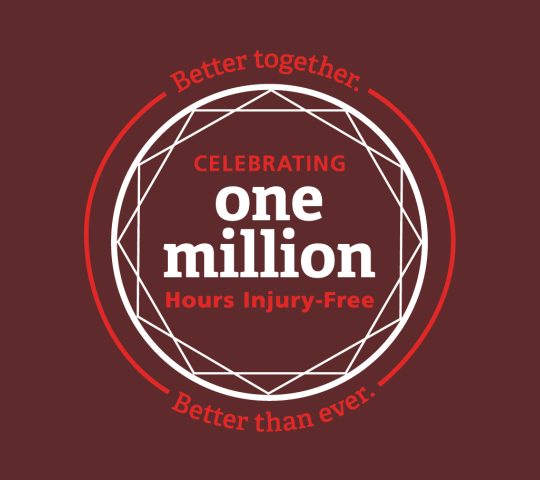 Celebrating One Million Hours Injury-Free