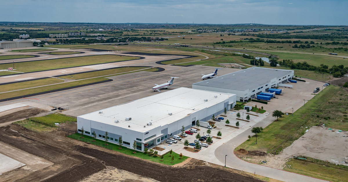 Airside ATAC Air Cargo Building at AFW Airport